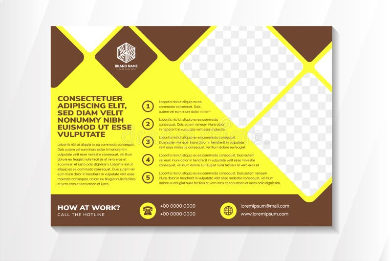 Flyer Design Brown Colors Stock Illustrations – 1,588 Flyer Design ...