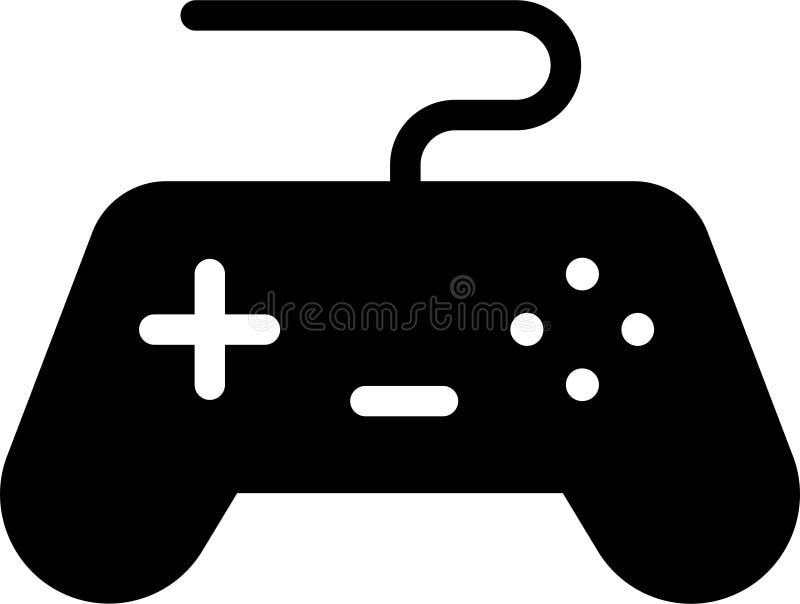 Gaming Remote Icon stock vector. Illustration of iron - 244717769