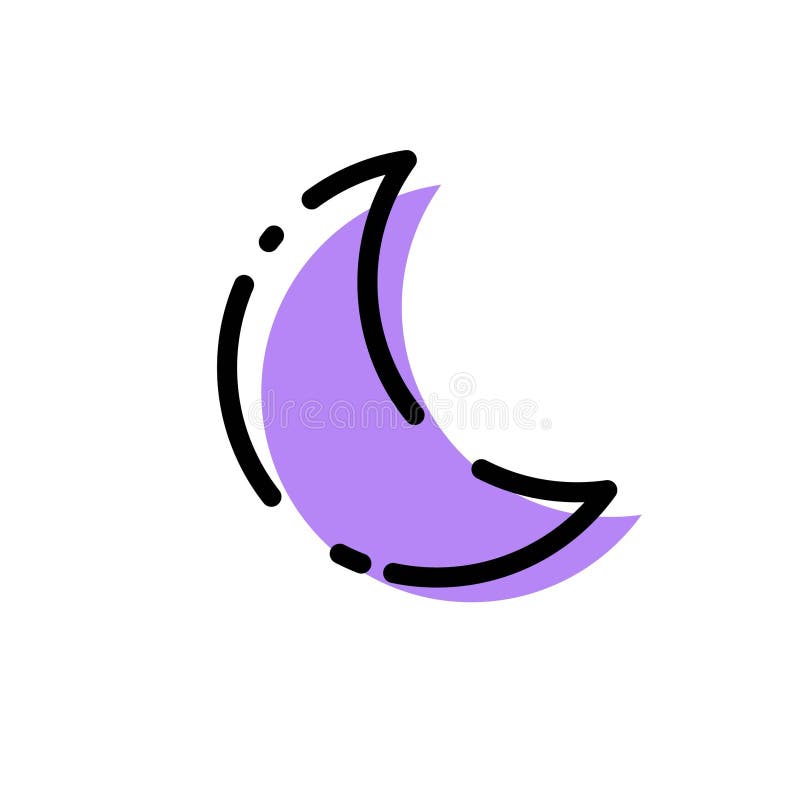 Cute Purple Folder File Icon Flat Design Stock Vector - Illustration of ...