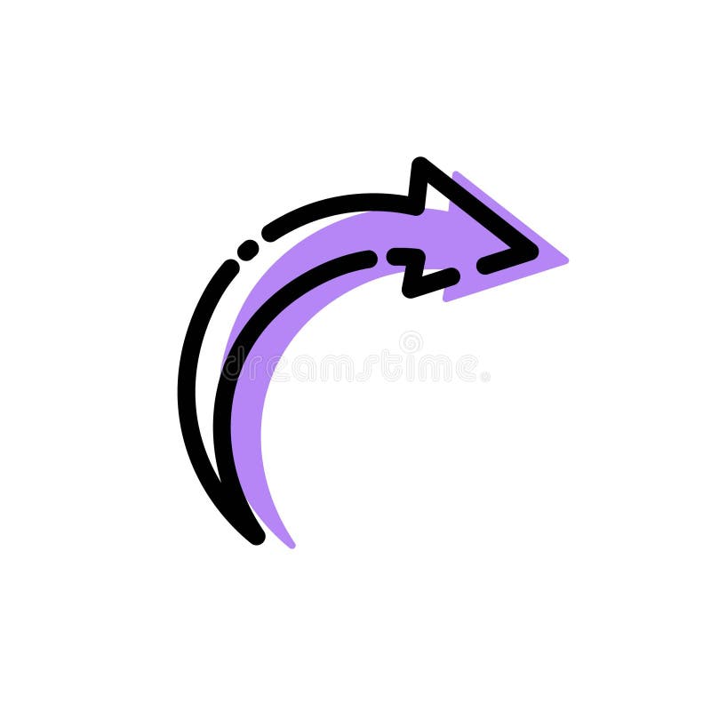 Cute Purple Folder File Icon Flat Design Stock Vector - Illustration of ...