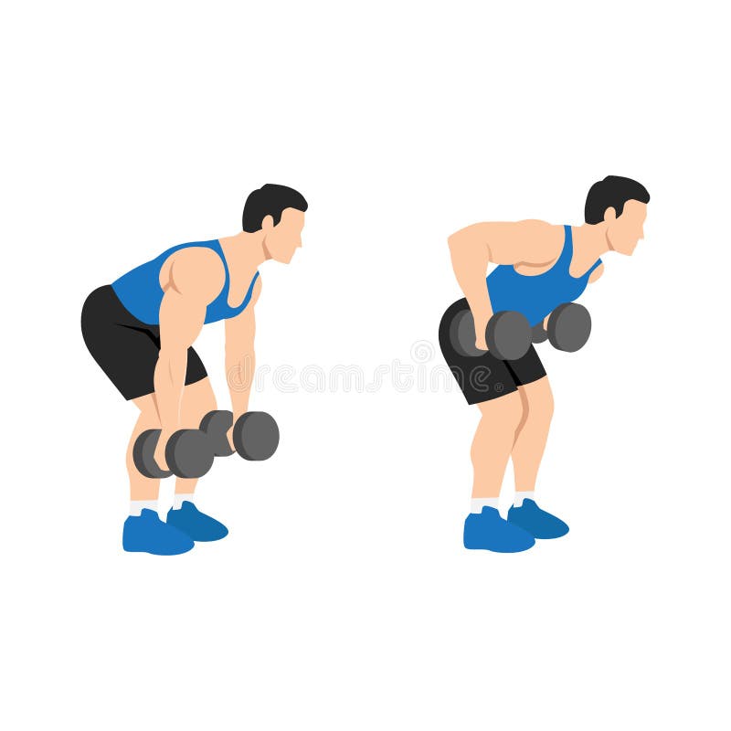 Bent Over Rows Stock Illustrations – 62 Bent Over Rows Stock ...