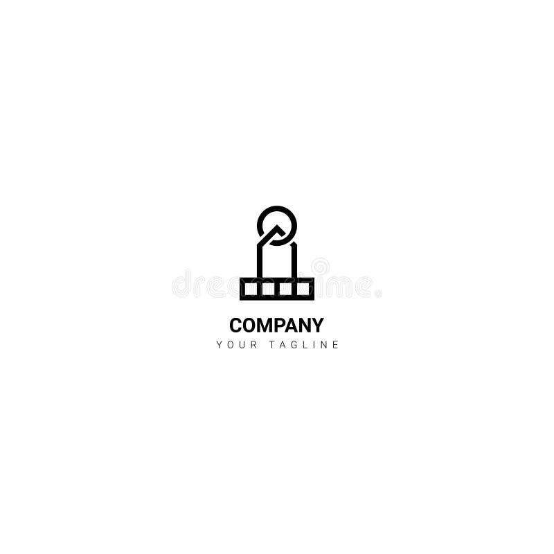 Monoline Logo or Building Monogram Representing a Company or Business ...