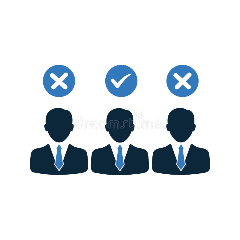 Select the right choice stock illustration. Illustration of future ...