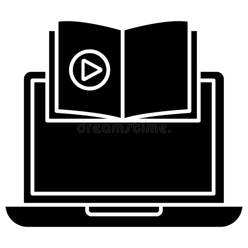 Video Book Which Can Easily Modify or Edit Stock Vector - Illustration ...