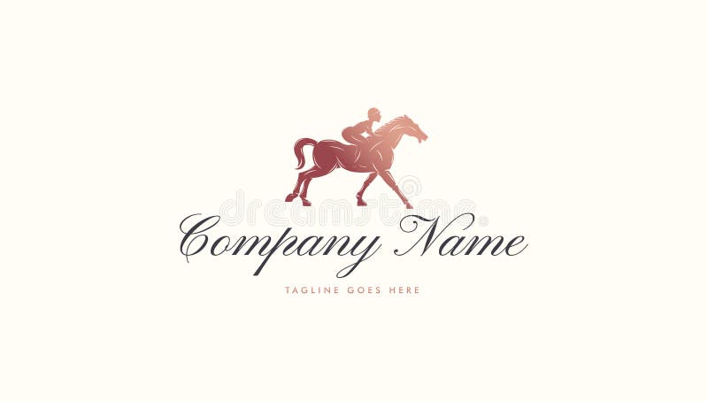Classic Horse Logo Design Vector Stock Vector - Illustration of horse ...