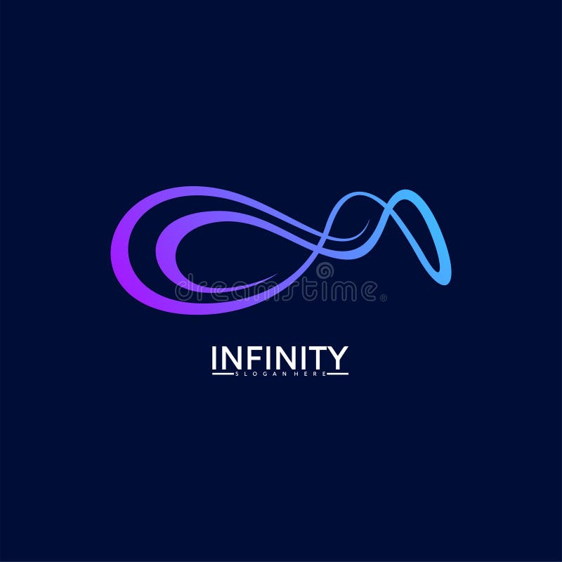 Infinity Business Logo - Modern and Minimalist Design Stock Vector ...