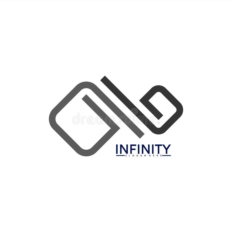 Infinity Business Logo - Modern and Minimalist Design Stock Vector ...