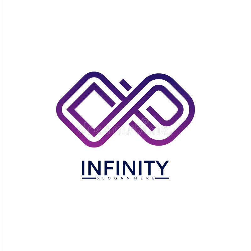 Infinity Business Logo - Modern and Minimalist Design Stock Vector ...