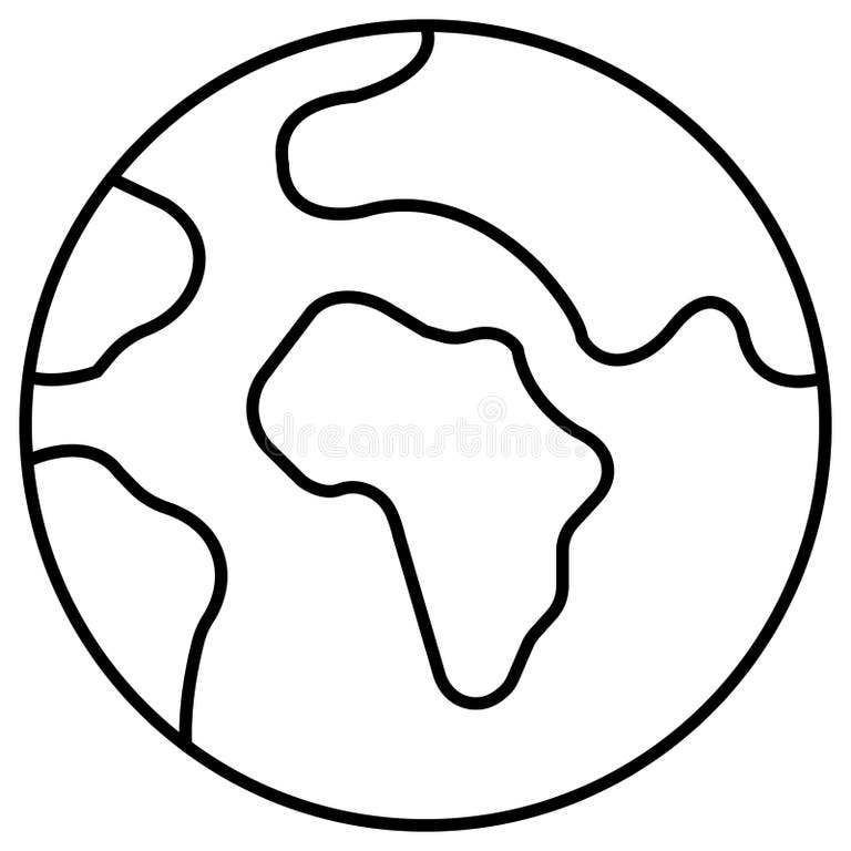 Earth Which Can Easily Modify or Edit Stock Vector - Illustration of ...