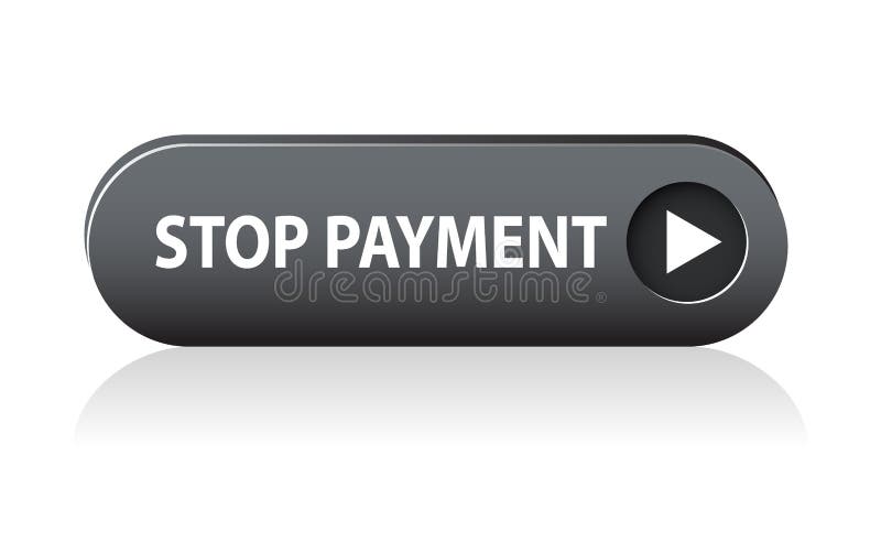 Stop payment stock illustration. Illustration of rubber - 92088338 Stop payment stock illustration. Illustration of rubber - 92088338
