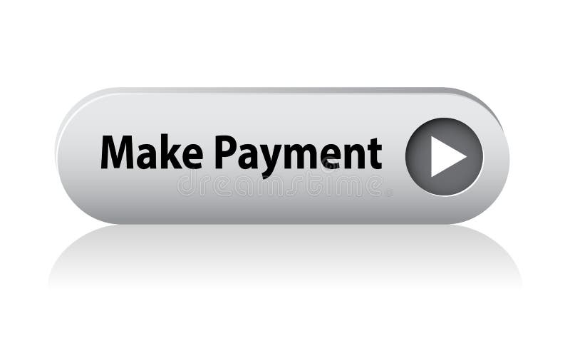 Make Payment Vector Web Button Stock Illustration - Illustration of ...