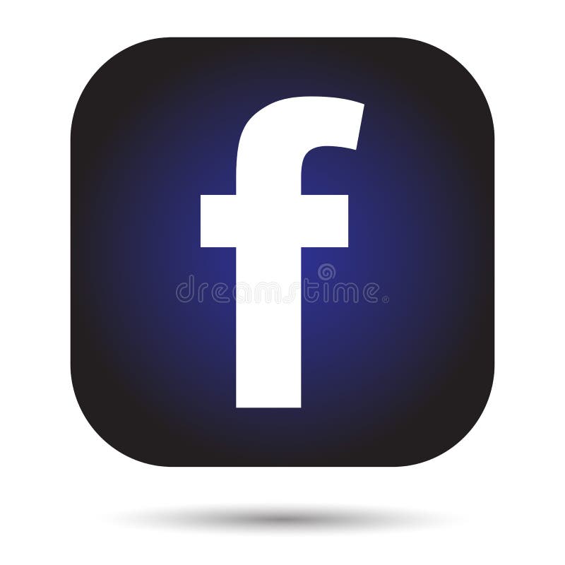 Face Book FB Flat Vector Illustration Editorial Stock Image ...