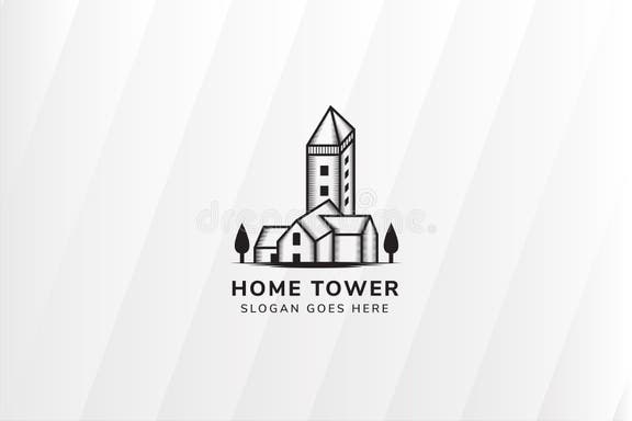 Classic Home Logo Template Design Stock Vector - Illustration of ...