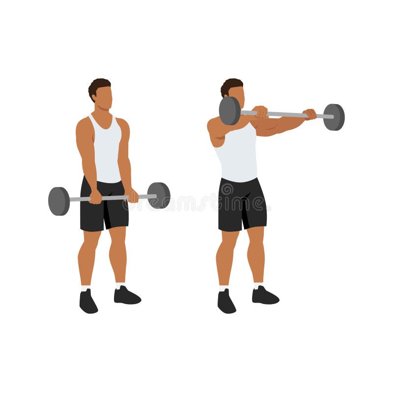 Shoulder Front Raise Stock Illustrations – 42 Shoulder Front Raise ...