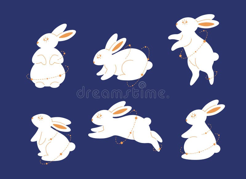 Bunny Poses Stock Illustrations – 724 Bunny Poses Stock Illustrations ...