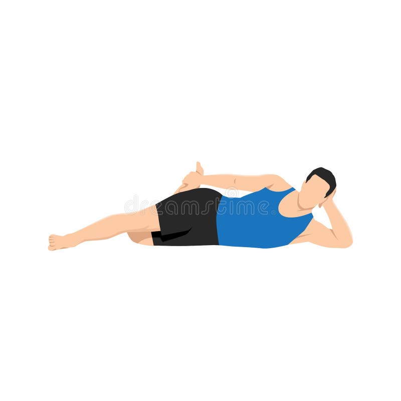 Prone Hamstring Stock Illustrations – 21 Prone Hamstring Stock ...