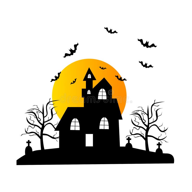 Haunted School Clipart