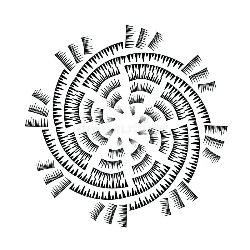 Abstract Round Pattern. Mandala Elegant Vector Background. Stock Vector ...