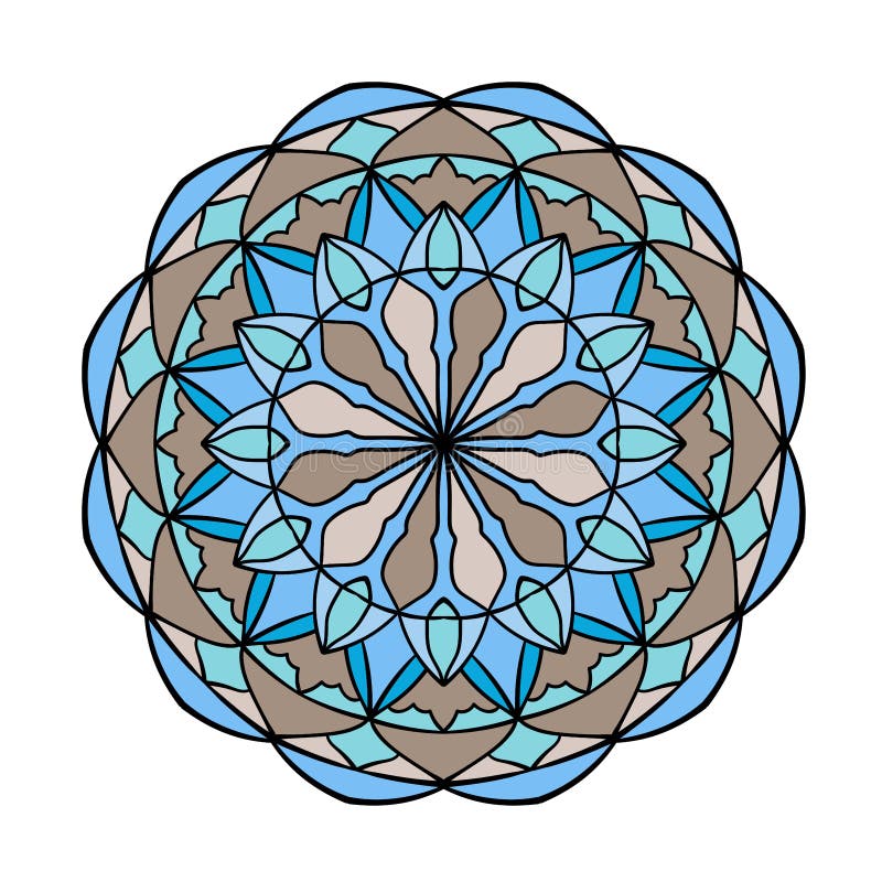Abstract Mandala Pattern, Vector Illustration. Graphic Design Element ...