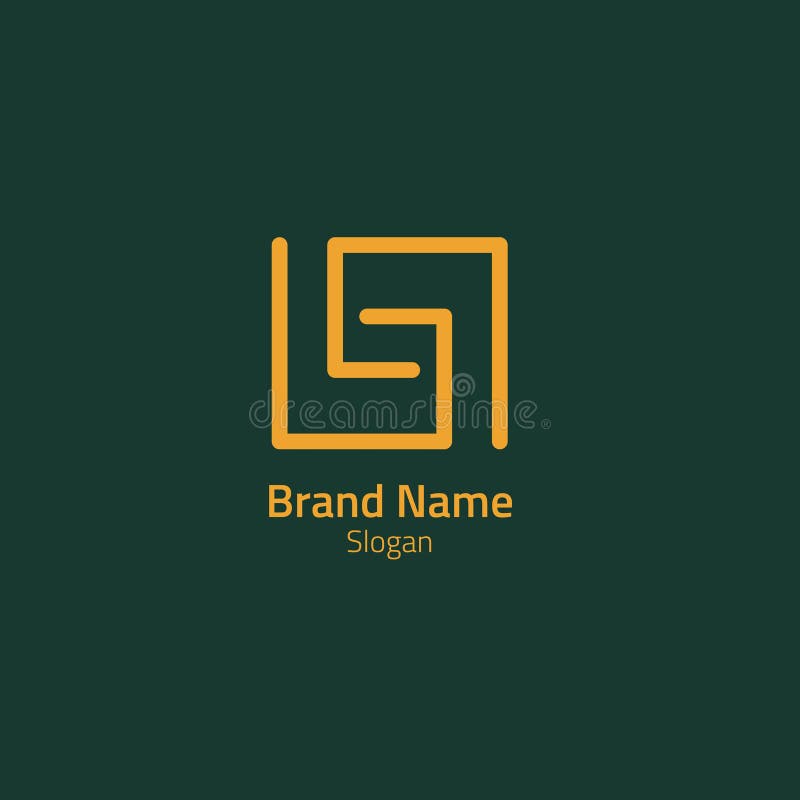 Abstract Two Lines Logo stock vector. Illustration of cartoon - 259402447