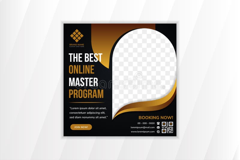 Illustration Vector Graphic Template of the Best Online Master Program ...