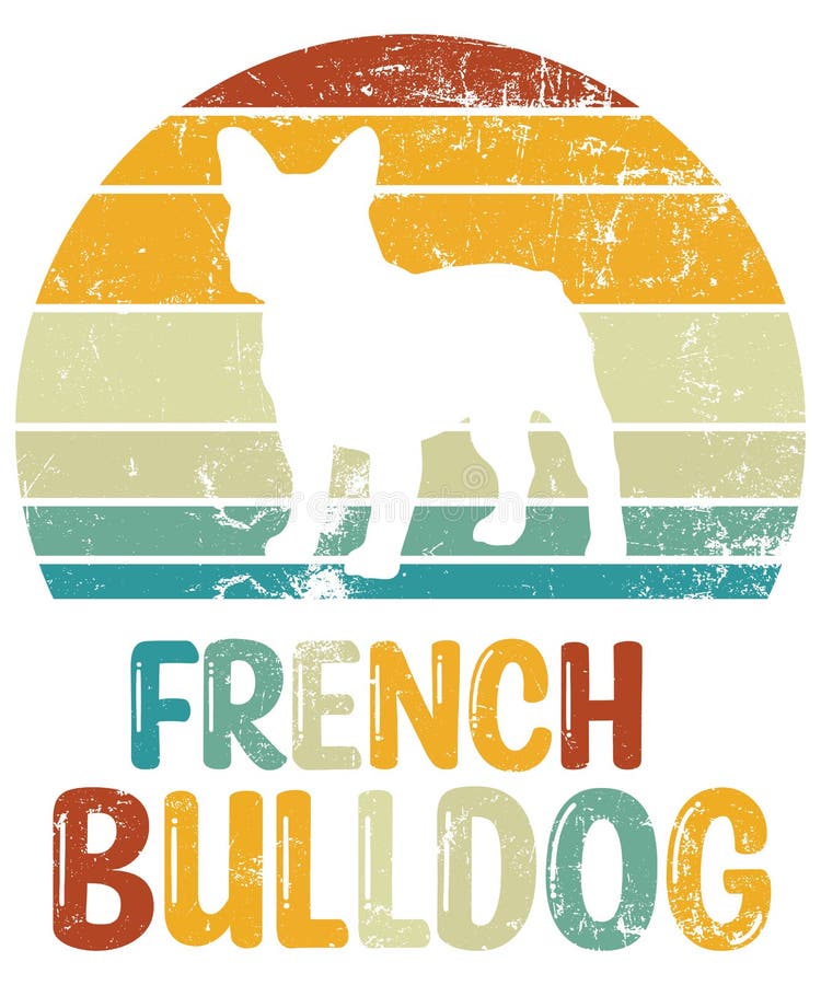 French Bull Dog Silhouette stock illustration. Illustration of animal ...