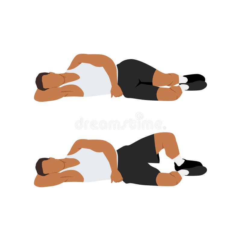 Clamshell Exercise Stock Illustrations – 21 Clamshell Exercise Stock ...