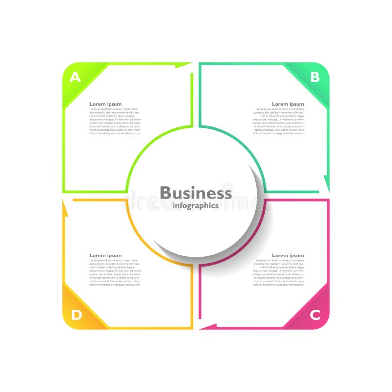 Infographic Vector Design Business Icons Template Stock Vector ...