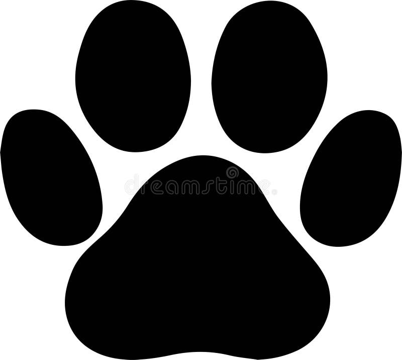 Paw Print vector stock vector. Illustration of vectior - 262896266