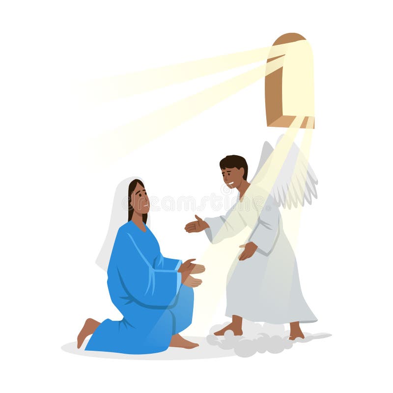 Angel Visit Mary Stock Illustrations – 9 Angel Visit Mary Stock ...