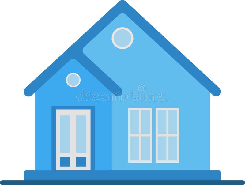 Detailed House, Home Illustration Vector Illustration and Icon for App ...