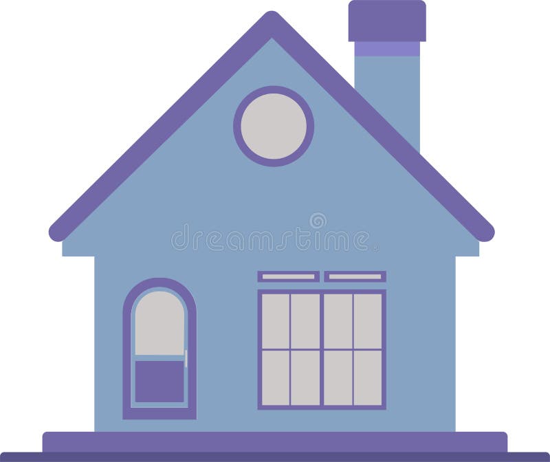 Detailed House, Home Illustration Vector Illustration and Icon for App ...