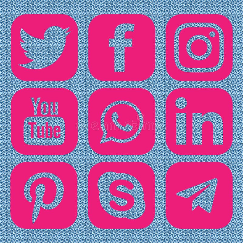 Pink Facebook Icon