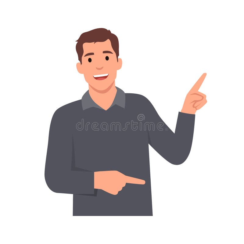 Guy Pointing Logo Stock Illustrations – 318 Guy Pointing Logo Stock ...