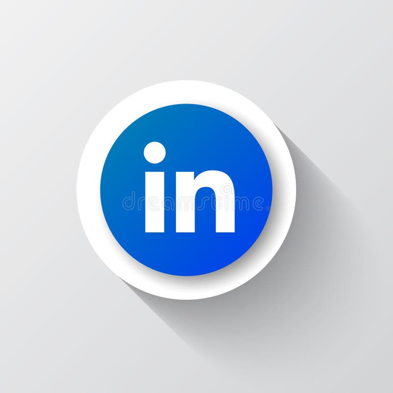 Linkedin Icon Circle Linkedin Logo Stock Illustrations – 3,375