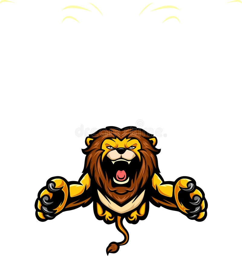 Leaping Cougar Vector Mascot Stock Vector - Illustration of mountain ... Leaping Cougar Vector Mascot Stock Vector - Illustration of mountain ...