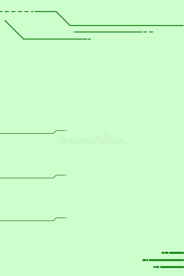 Simple Green Line Portrait Background Stock Vector - Illustration of ...