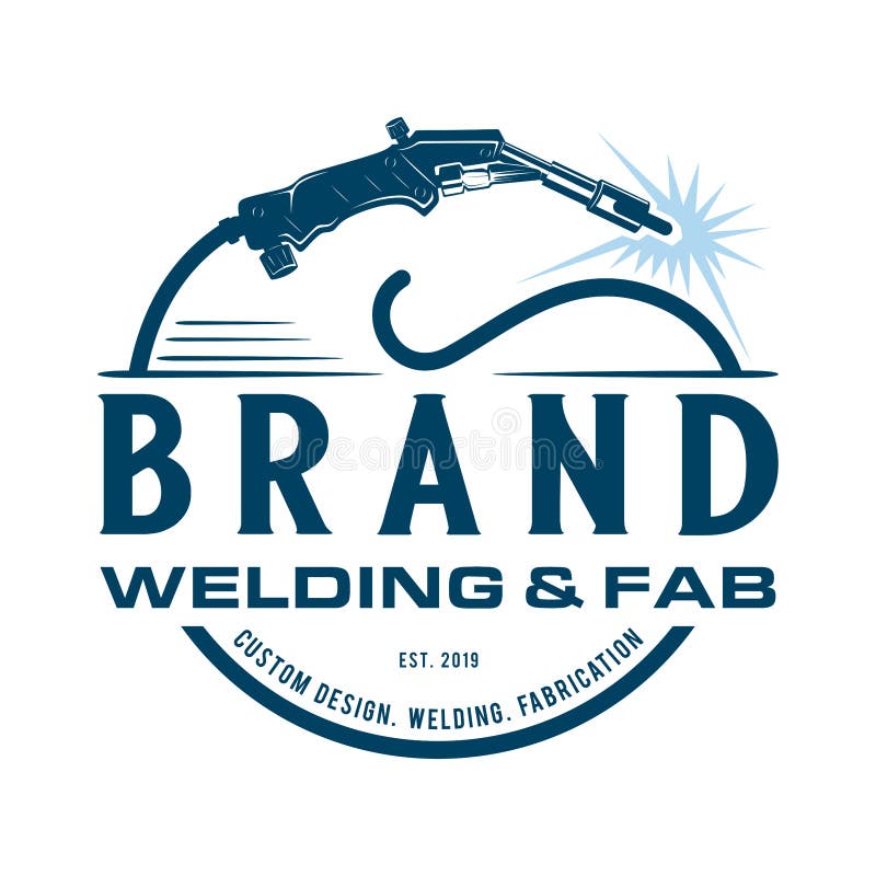 Welder Logo Design. with Welding Mask Icon, Welding Job. Stock Illustration - Illustration of ...