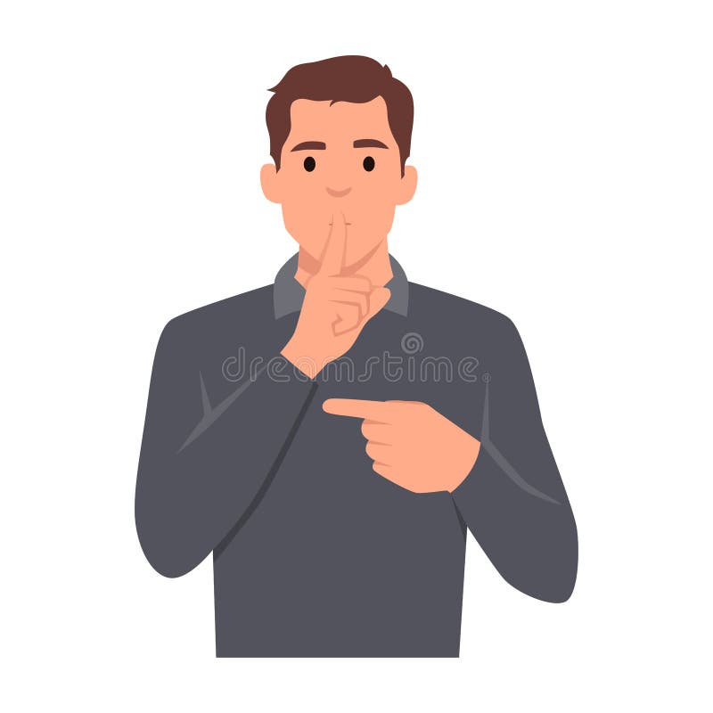 Shh Drawing Stock Illustrations – 169 Shh Drawing Stock Illustrations ...