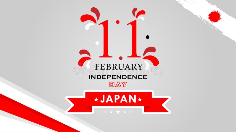 Japan Independence Day Celebration Background Stock Vector ...