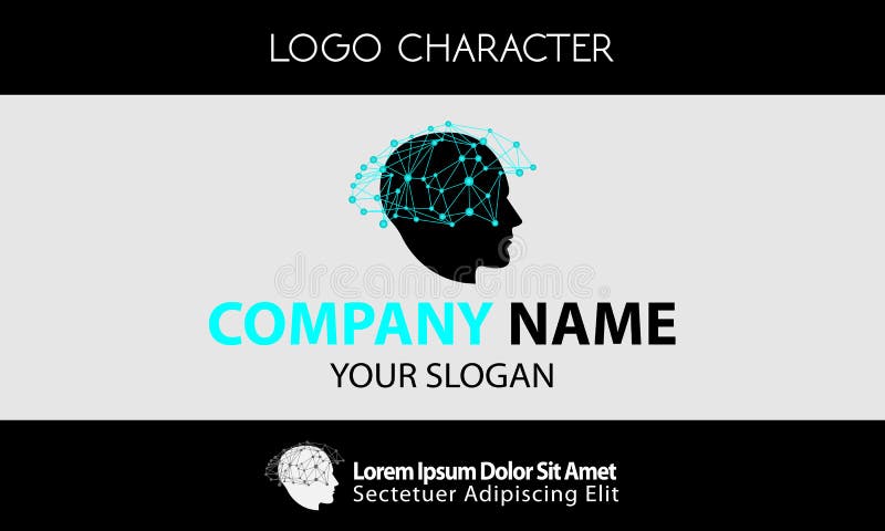 Neurology Neuron Brain Modern Logo Design Stock Illustration ...