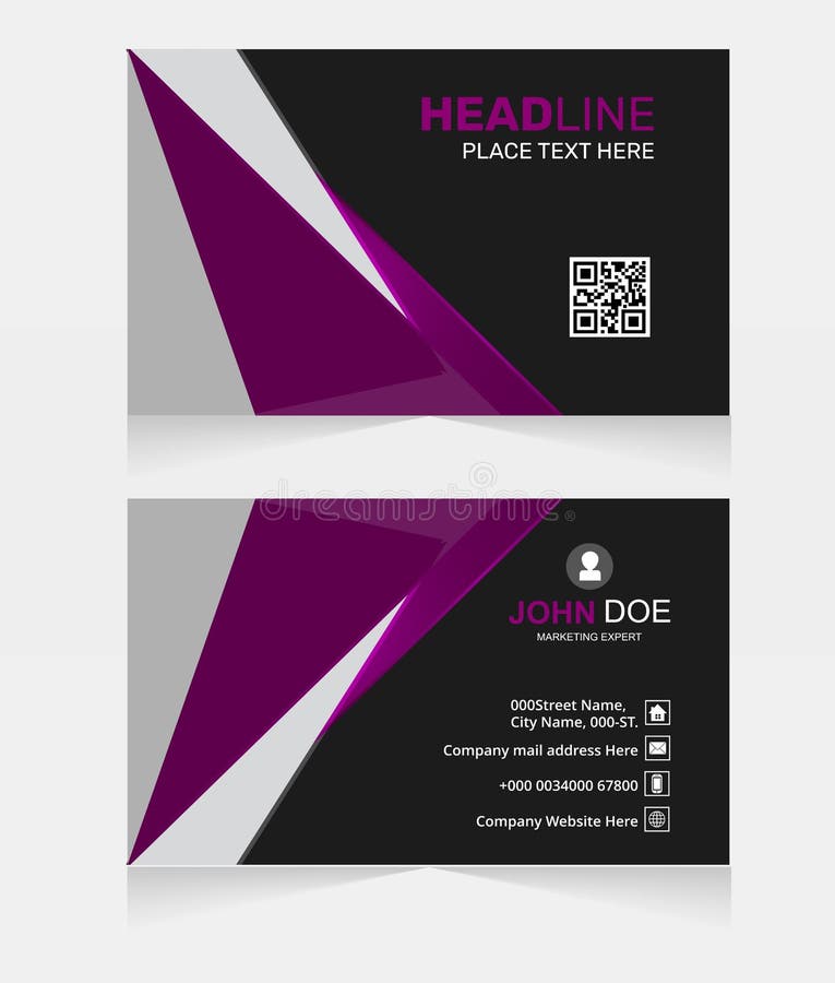 Creative and Modern Business Card Template. Elegant Luxury Business ...