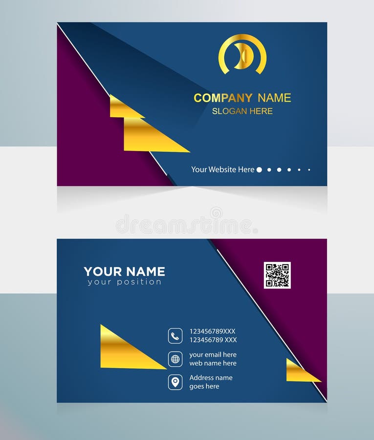 Creative and Modern Business Card Template. Elegant Luxury Business ...