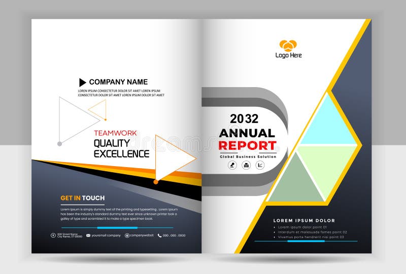 Creative Business Annual Report Design, Corporate Portfolio Brochure ...