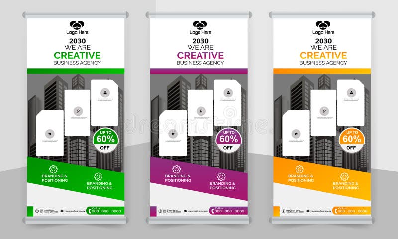 Creative Business Roll Up Banner Design. Standee Design Corporate ...