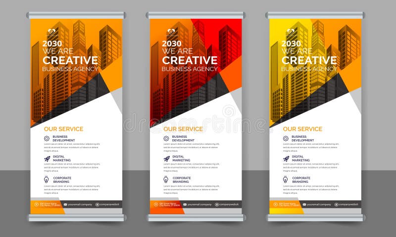 Creative Business Roll Up Banner Design. Standee Design Corporate ...