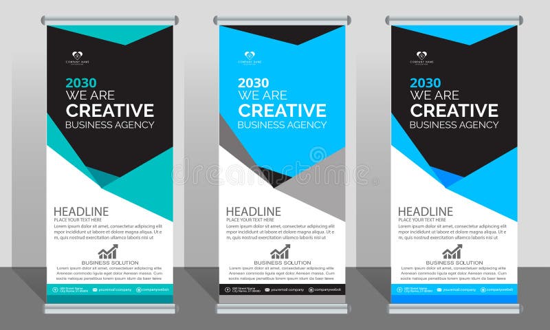 Creative Business Roll Up Banner Design. Standee Design Corporate ...