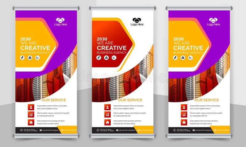 Creative Business Roll Up Banner Design. Standee Design Corporate ...