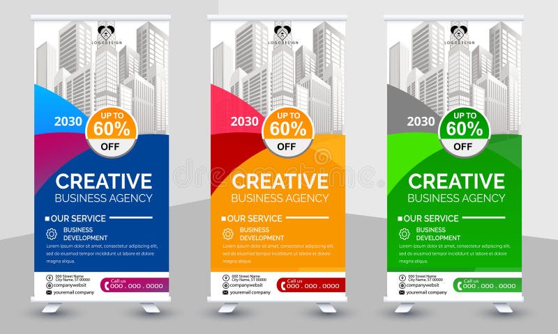 Creative Business Roll Up Banner Design. Standee Design Corporate ...
