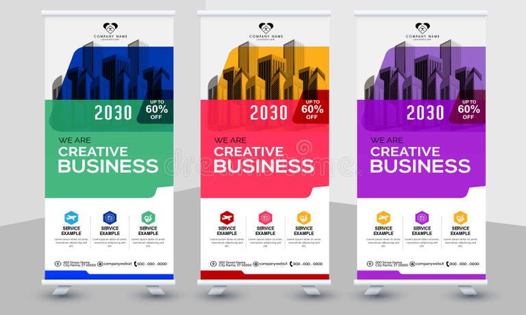 Creative Business Roll Up Banner Design. Standee Design Corporate ...